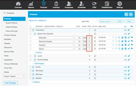 How To Change The Display Order Of Products