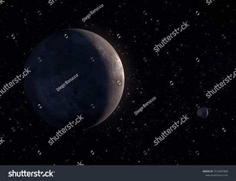 This Image Concept Makemake Dwarf Planet Stock Illustration 1016097808