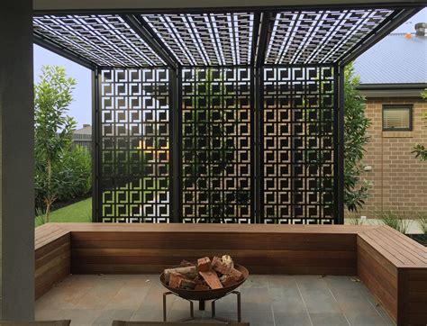 The Screen Is Made Using Decorative Screens These Are Pergola Privacy