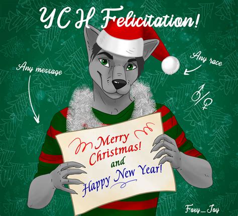 Ych Felicitation Furry Version By Foxyjoyi On Deviantart