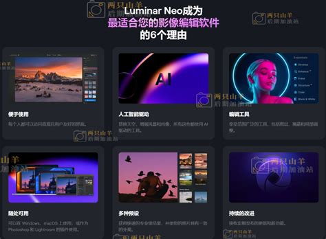 软件 全功能解锁版 超强AI人工智能修图生成式扩展 Luminar Neo 1 18 0 中文版 支持WIN 两只山羊后期加油站