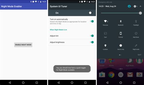 Enable Night Mode After Android Nougat Update Android Flagship