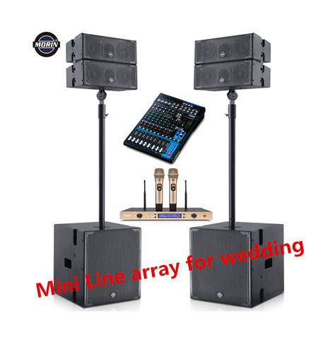 Neodymium Line Array Speaker System For Wedding Or Party La Active Line Array And Line