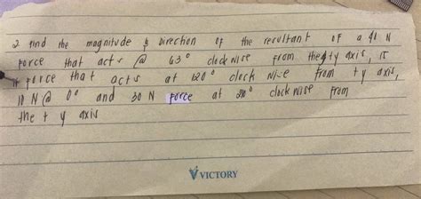 [solved] Solve Using Polygon Method Handwritten Find The Magnitude Course Hero