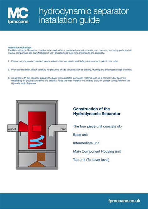 Pdf Hydrodynamic Separator Installation Guide Dokumentips