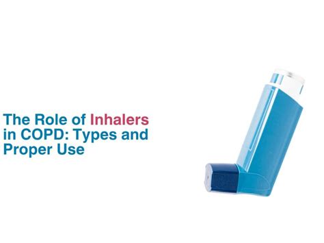 The Role Of Inhalers In Copd Types And Proper Use Multispeciality Hospital