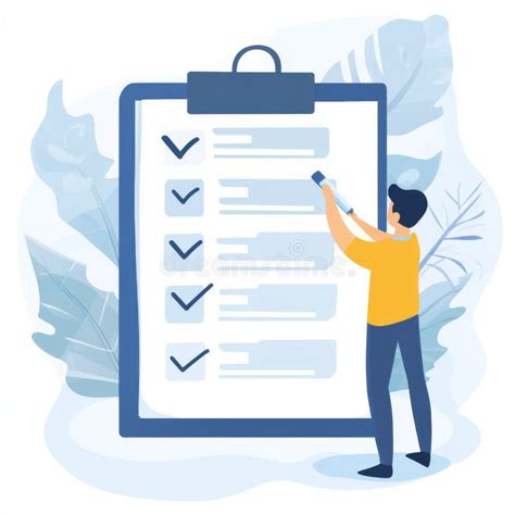 Corrective And Preventive Action Checklist Isolated On White Background Stock Illustration