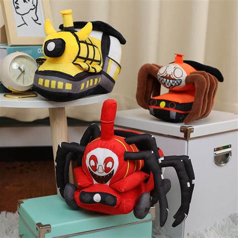 ใหม่ Choo Choo Charles เกมสยองขวัญตุ๊กตาหนานุ่มฟิกเกอร์แมงมุมตุ๊กตาสตัฟ