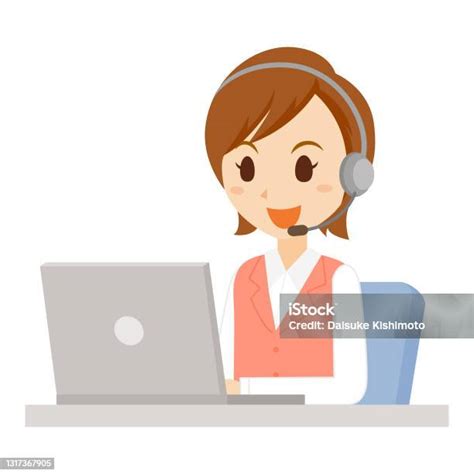 Operator Pria Dan Wanita Ilustrasi Stok Unduh Gambar Sekarang Ilustrasi Citra Vektor