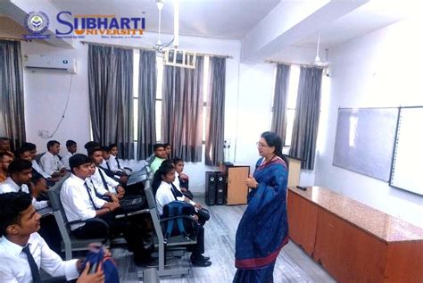Guest Lecture On English For Hospitality Industry Subharti University News