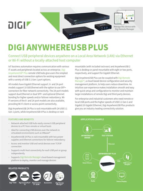 B8 Digi Anywhereusb Plus Ds Pdf Usb Wi Fi