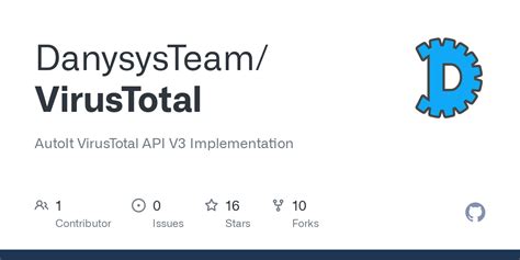 github danysysteam virustotal autoit virustotal api v3 implementation