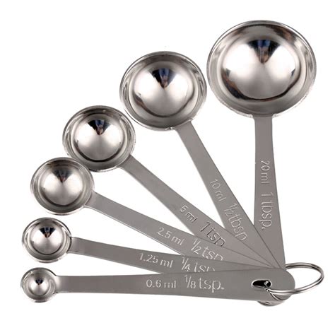 Homdox Pcs Stainless Steel Measuring Spoons Cups Measuring Set Tools For Baking Coffee Sizes