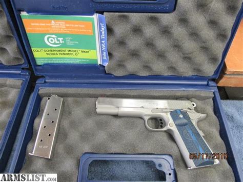 ARMSLIST For Sale COLT COMPETITION SERIES 70 45 ACP STAINLESS