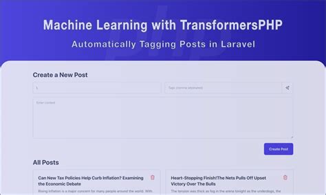 Laravel News On Linkedin Machine Learning With Transformersphp