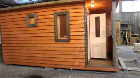 Готовая баня закругленная - YouTube