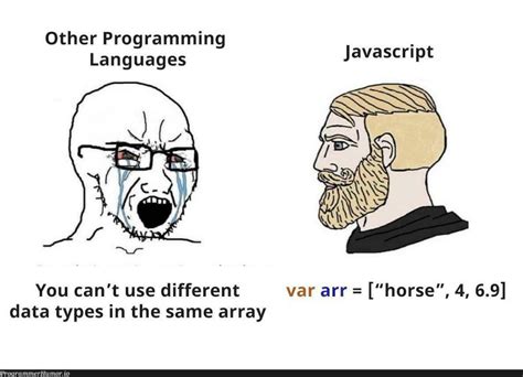 Chad Javascript – ProgrammerHumor.io