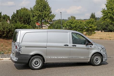 2024 Mercedes Benz Vito Facelift Spied Hiding Its New Face Carscoops