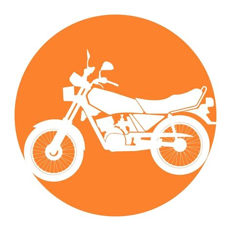 Premium Vector Motorcycle Icon Vector
