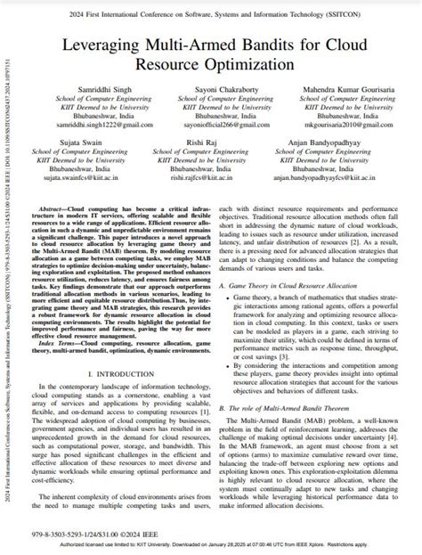 sayoni chakraborty on linkedin research ieee cloudcomputing optimization innovation