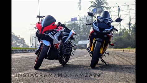 R15 V3 Vs Rs200 Bs4 Drag Race Youtube
