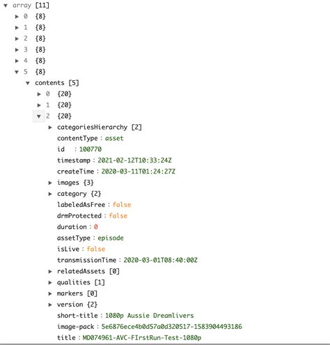 Rest Assured How To Use Find In Restassured To Search This Nested Array Structure Stack