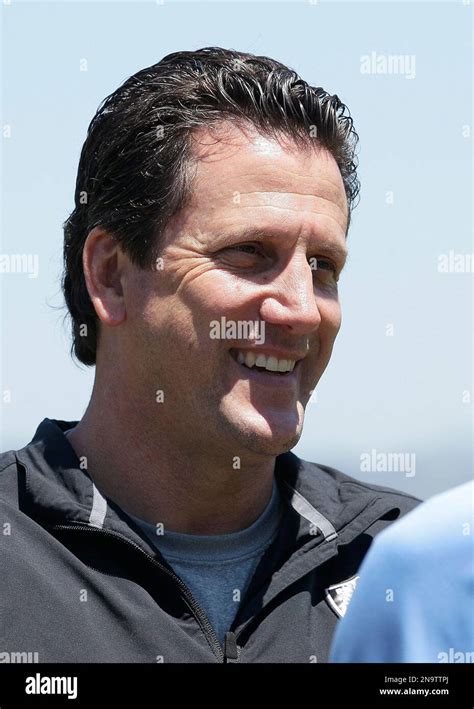 Oakland Raiders Offensive Coordinator Greg Knapp Is Shown At An Nfl