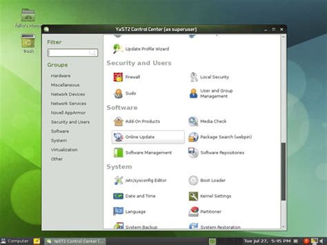 The Perfect Desktop OpenSUSE GNOME Page Page