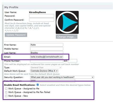 Email Notification Setup Support