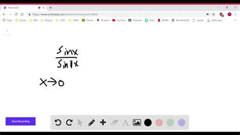 Solved A Estimate The Value Of Limx Sinx Sin X By Graphing The