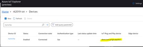 Azure Iot Explorer Does Not Recognize The Device As A Iot Plug And Play