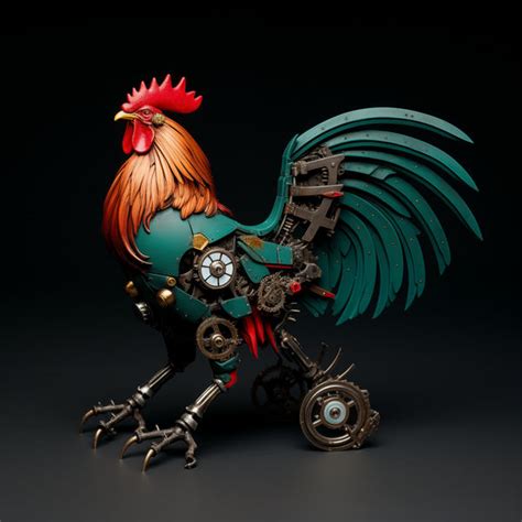 Купити картину Механічний півень Штучний Інтелект у Києві доступна ціна в Україні фото опис