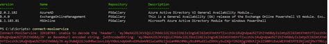 Connect Msolservice Unable To Decode The Header Roffice365
