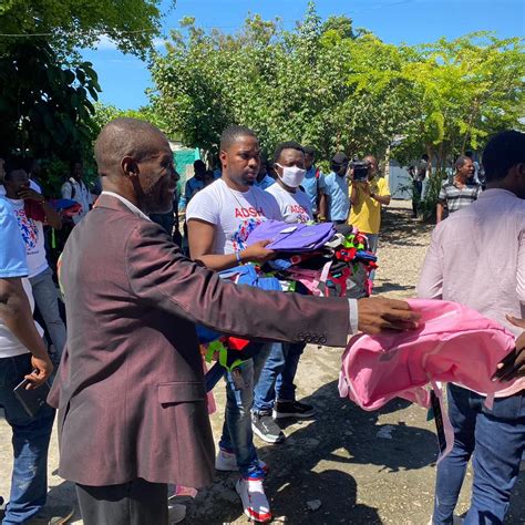 Adsh On Behalf Of Adsh And The People In Port De Paix We Thank Food