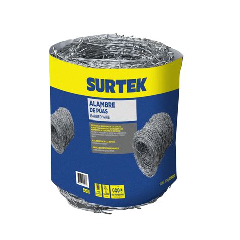 Alambre De Púas Calibre 125 360 M 34 Kg Surtek Alp34 Urrea Tienda
