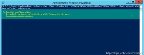 AD FS R Web Application Proxy Re Establish Proxy Trust Hello