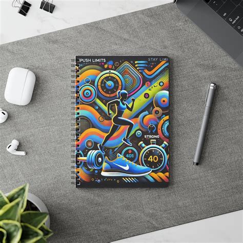 Fitness Journal Workout Planner Gym Diary Exercise Log Push Limits
