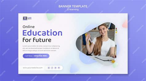 Premium Psd E Learning Banner Template Design