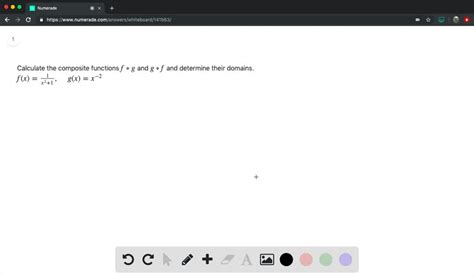 solved calculate the composite functions f ∘g and g ∘f and determine