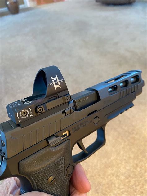 New For SIG P RMR Mounting Plate For C MORE RTS SIG Romeo Max TecPerformance