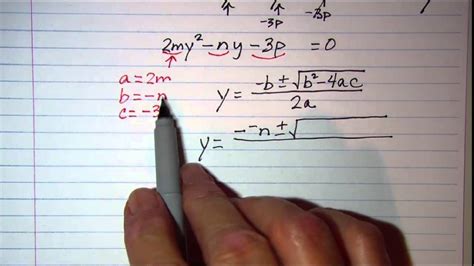 Solving For An Indicated Variable 2 Youtube