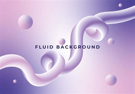 Premium Vector Purple Gradient Fluid Background Template