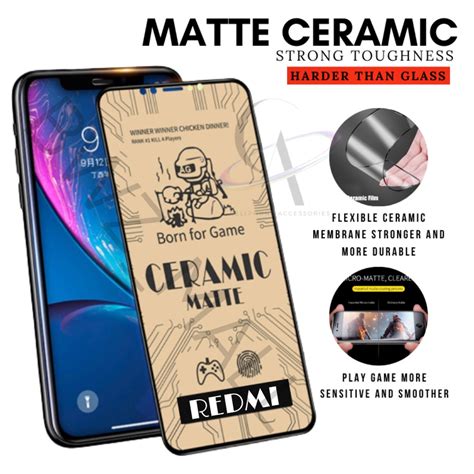 Ceramic Matte For Redmi Note S Poco C F M C C M F X Pro Shopee