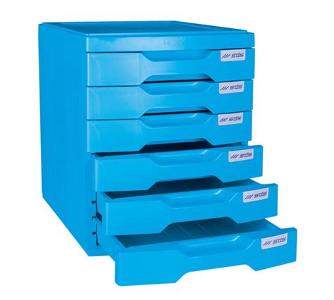 Sds Desk Drawer Filing System 6 Drawers Blue Shop Online