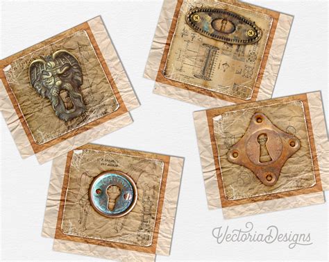 Steampunk Journal Kit Junk Journal Kit Printable Journal Kit Digital