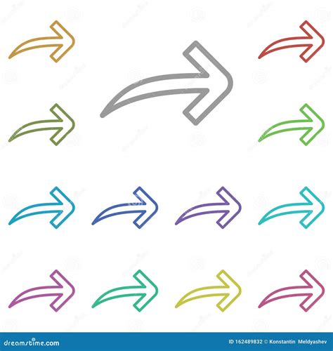 Arrow Icon Simple Thin Line Outline Vector Element Of Arrow Icons Set For Ui And Ux Website