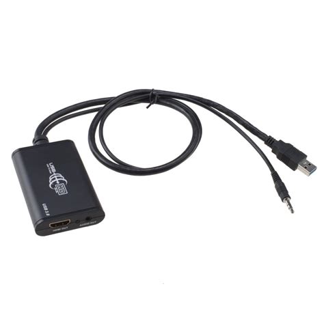 AGPtek USB To HDMI Converter With Mm Audio Cable P USB Input HDMI DVI Output AGPTEK