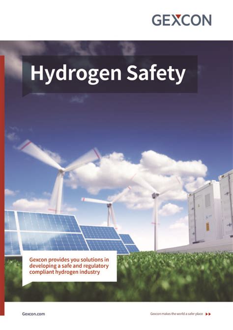Hydrogen Safety Brochure Data Card Gexcon AS Fire Explosion