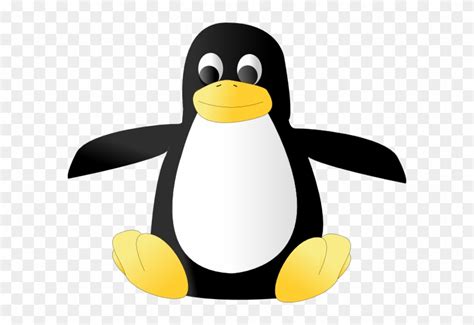 Plush Tux Clip Art At Clker Linux Logo No Background Full Size Png