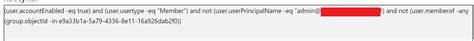 exclude user from a dynamic group based on group membership microsoft qanda